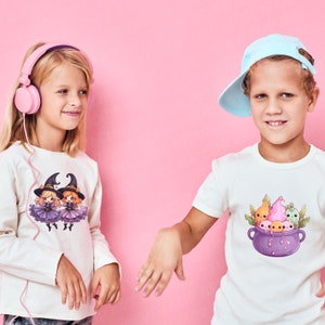 Witchy Kawaii Halloween Cute Clipart Bundle Halloween Printable ...