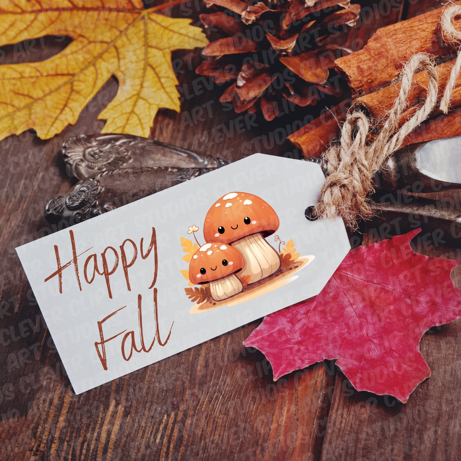 Kawaii Autumn Cute Fall Clipart Bundle Autumnal Vibe Transparent PNG ...