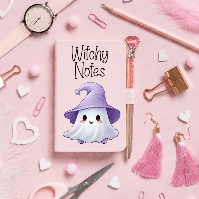 Kawaii Ghosts Cute Halloween Clipart Bundle Digital Halloween Kawaii ...