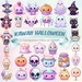 Spooky Kawaii Cute Halloween Clipart Scary Designs Creepy Cute Graphics ...