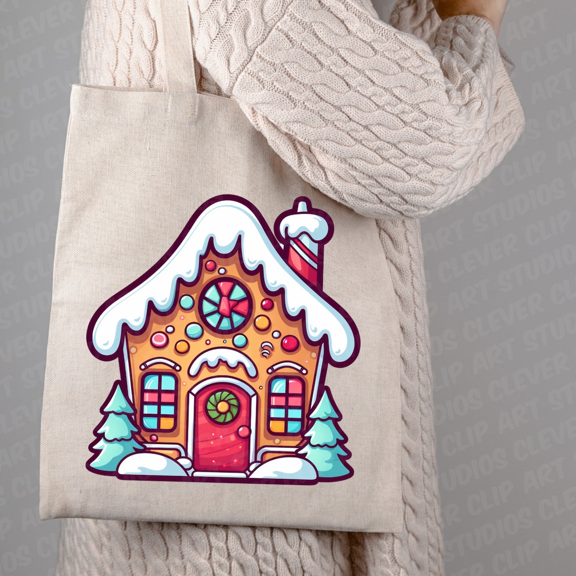 Cute Kawaii Christmas Clipart Bundle Transparent Printable Christmas ...