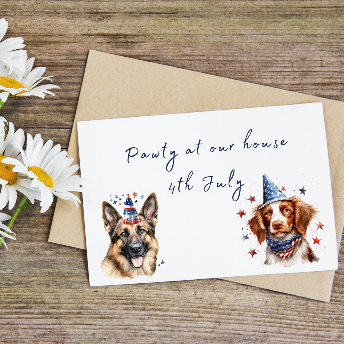 Patriotic Pups, Patriotic Dogs, Watercolor Dogs, 4th of July PNG Bundle ...