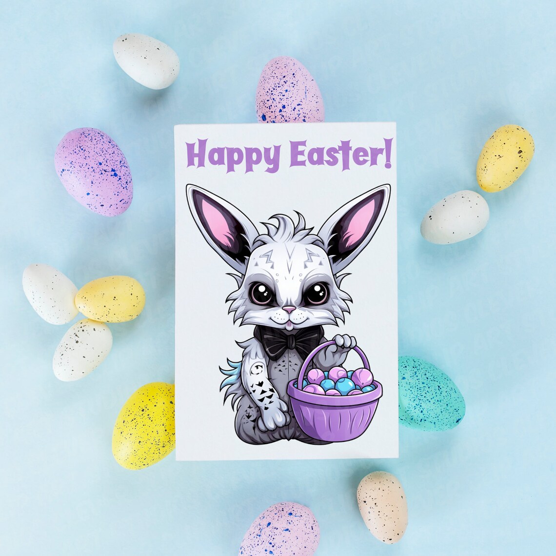 Pastel Goth Easter Clipart Creepy Cute Kawaii Easter Goth Clipart ...