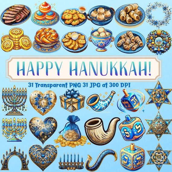 Hanukkah Latkes Clip Art