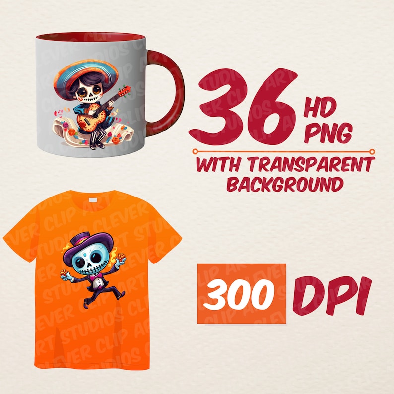 Cute Day of the Dead Clipart Kawaii Dia De Los Muertos Transparent PNG ...