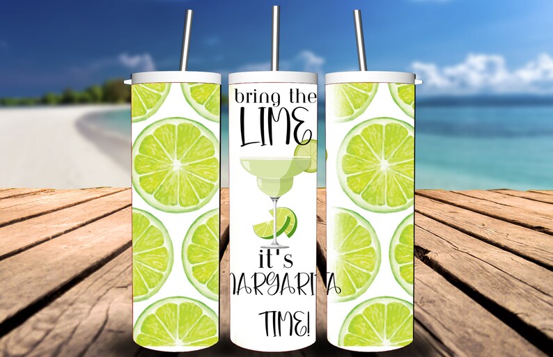 Margarita Time 20 Oz Tumbler Wrap - Etsy