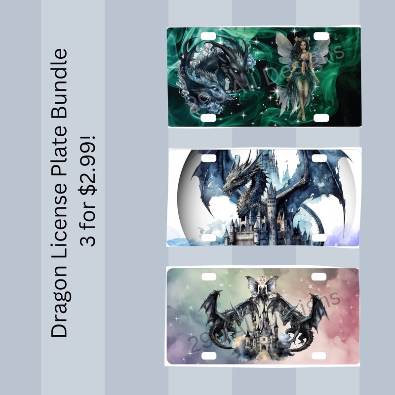 Dragon Plates - Etsy