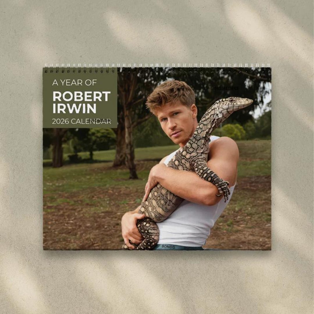 Robert Irwin 2026 Wall Calendar, Wildlife Photographer Fan Gift, Nature ...
