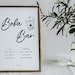 Minimal Bubble Tea Wedding Sign | Boba Tea Sign | Milk Tea and Toppings ...