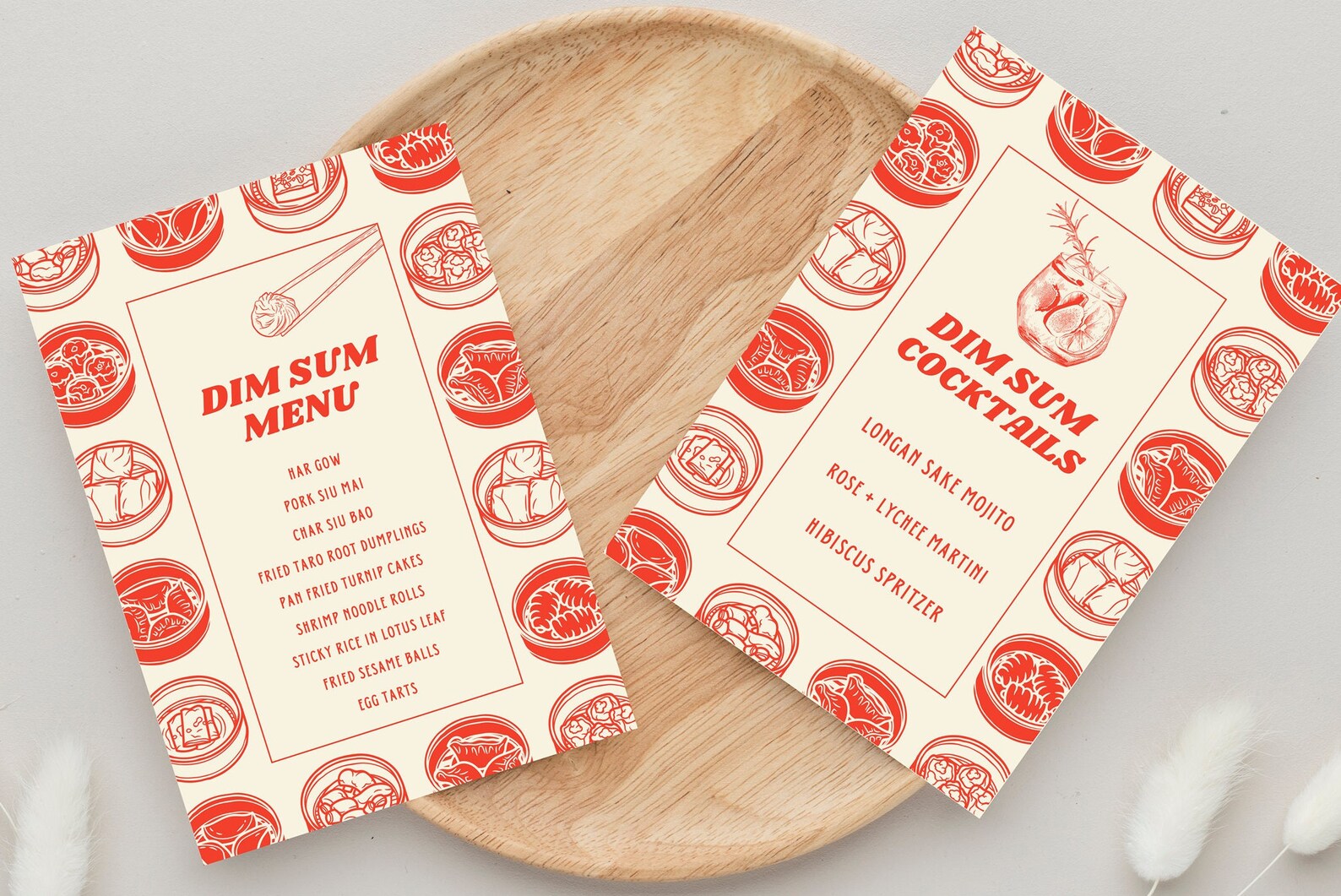 Dim Sum Theme Food + Cocktail Menu | Birthdays | Dinner Parties ...