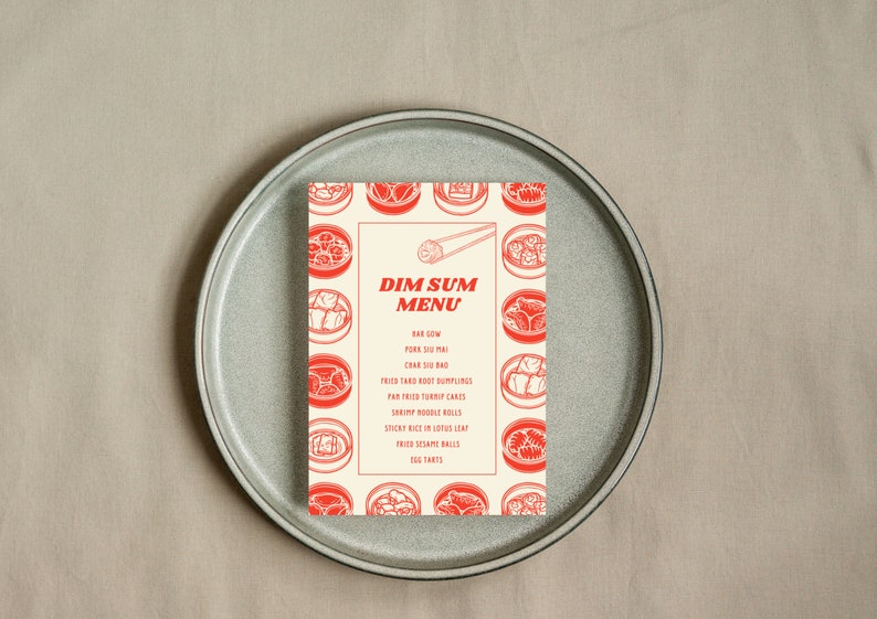 Dim Sum Theme Food + Cocktail Menu | Birthdays | Dinner Parties ...