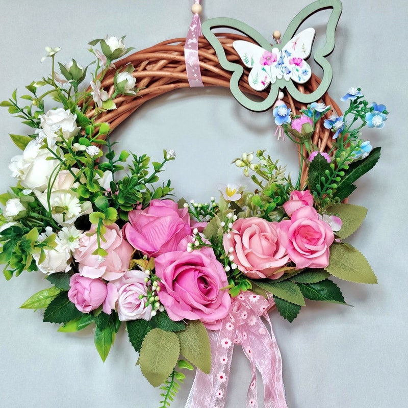 Wicker Wreath - Etsy