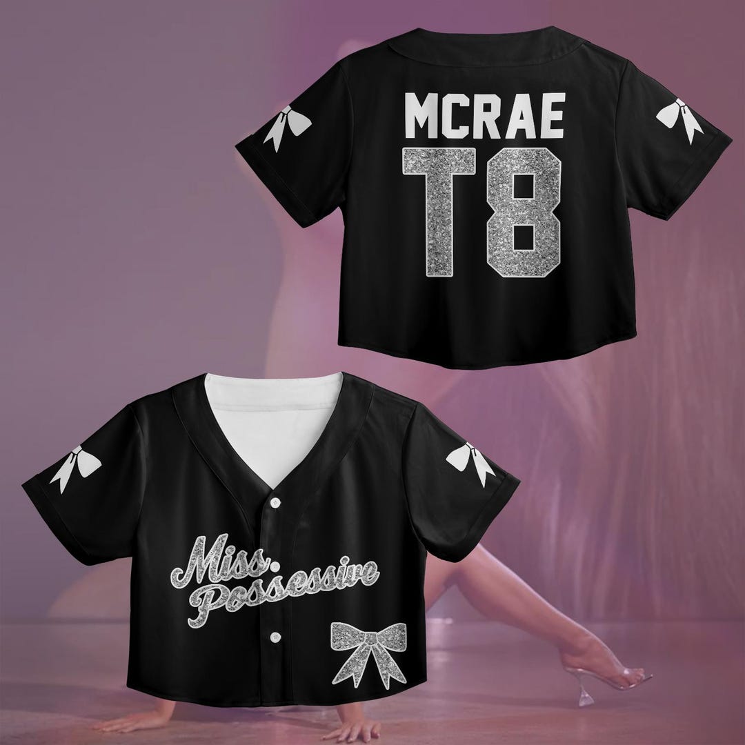 Tate Mcrae T8 Croptop Jersey, Tate Mcrae Baseball Jersey, Tate Mcrae T8 ...