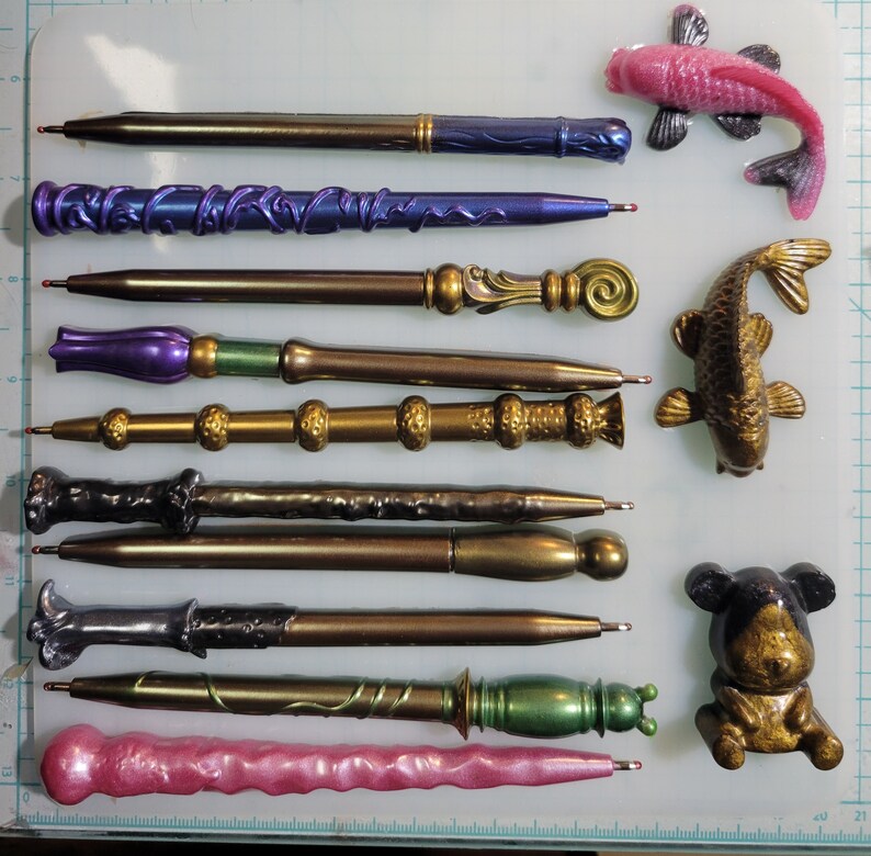 Wizarding Word Wand Ink Pens Set (10 in the Set) - Etsy