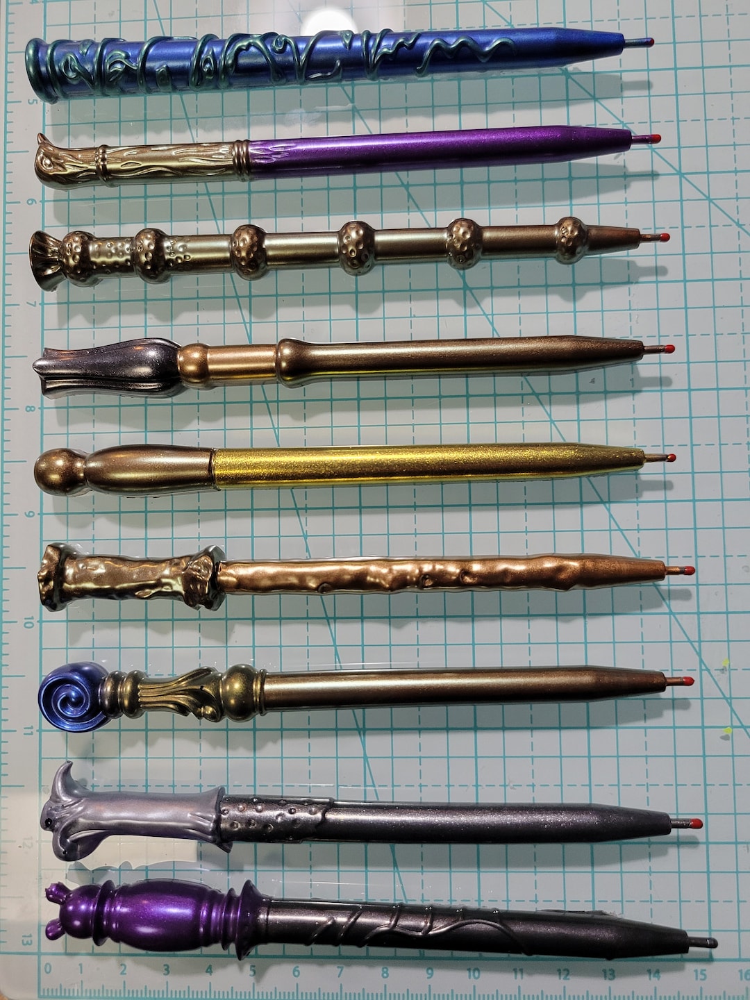 Wizarding Word Wand Ink Pens Set (10 in the Set) - Etsy