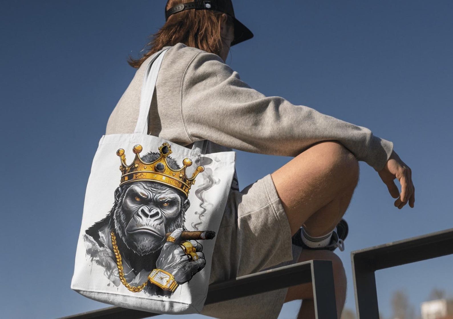 Gangsta Gorilla King PNG: Urban Hip-hop Art (digital Download) - Etsy
