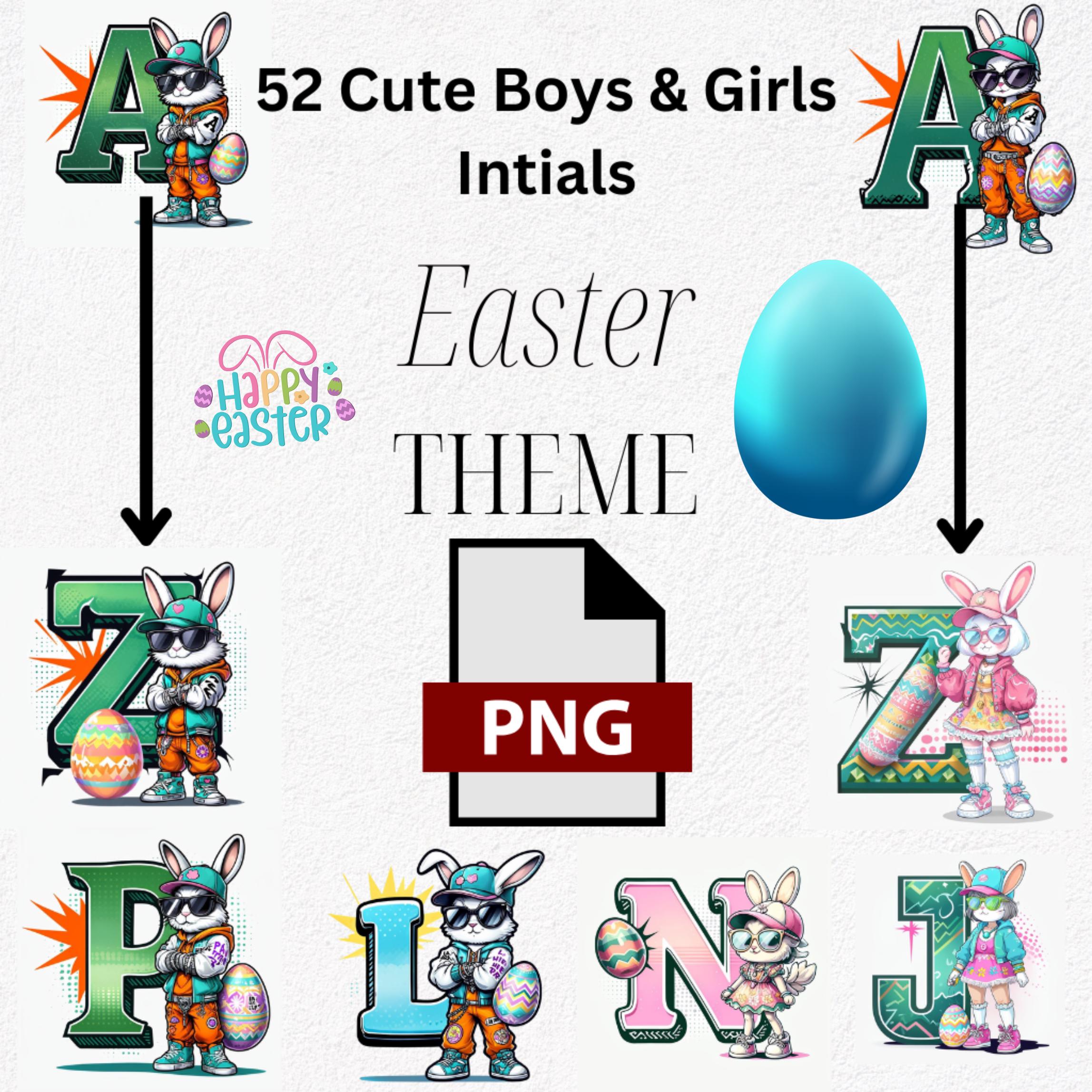 Easter Alphabet PNG, Letters Clipart, Ornament PNG, Kids Easter ...