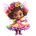 Princess, Cute Princess Clipart, Cute Afro Princess PNG Instant ...