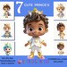 Cute Prince Clipart, Blue Prince PNG Instant Download, Chibi Prince ...