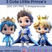 Cute Prince Clipart, Blue Prince PNG Instant Download, Chibi Prince ...