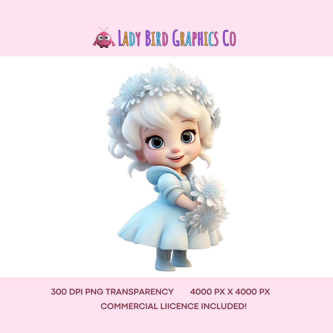 Cute Winter Princess PNG, Pastel Princess Clipart, Cute Princess ...
