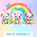 Teddy Bears, Cute Rainbow Teddy Bear Clipart, Teddy Bear PNG Instant ...