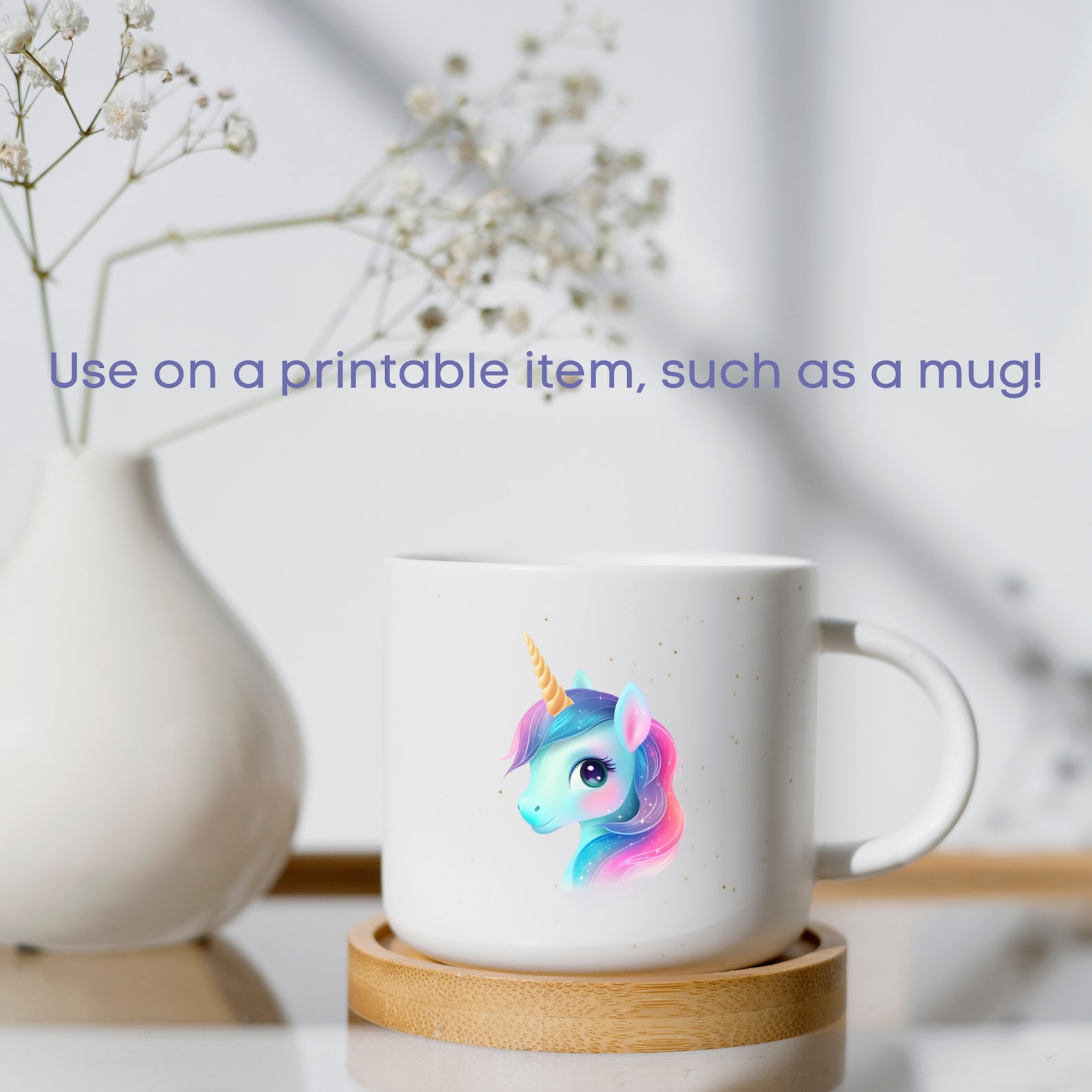 Cute Unicorn Clipart or Logo Unicorn Side Profile Unicorn - Etsy