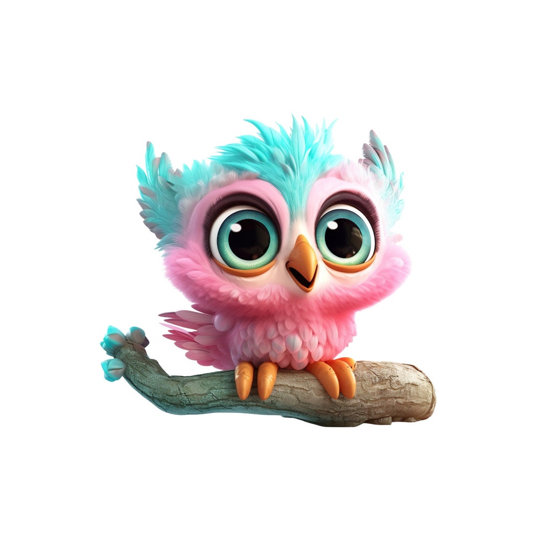 Cute Owl PNG, Baby Owl Clipart, Girls Transparent Owl Digital Download ...