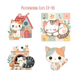 Cute Cat Clipart, Animal Png's, Transparent Digital Download ...