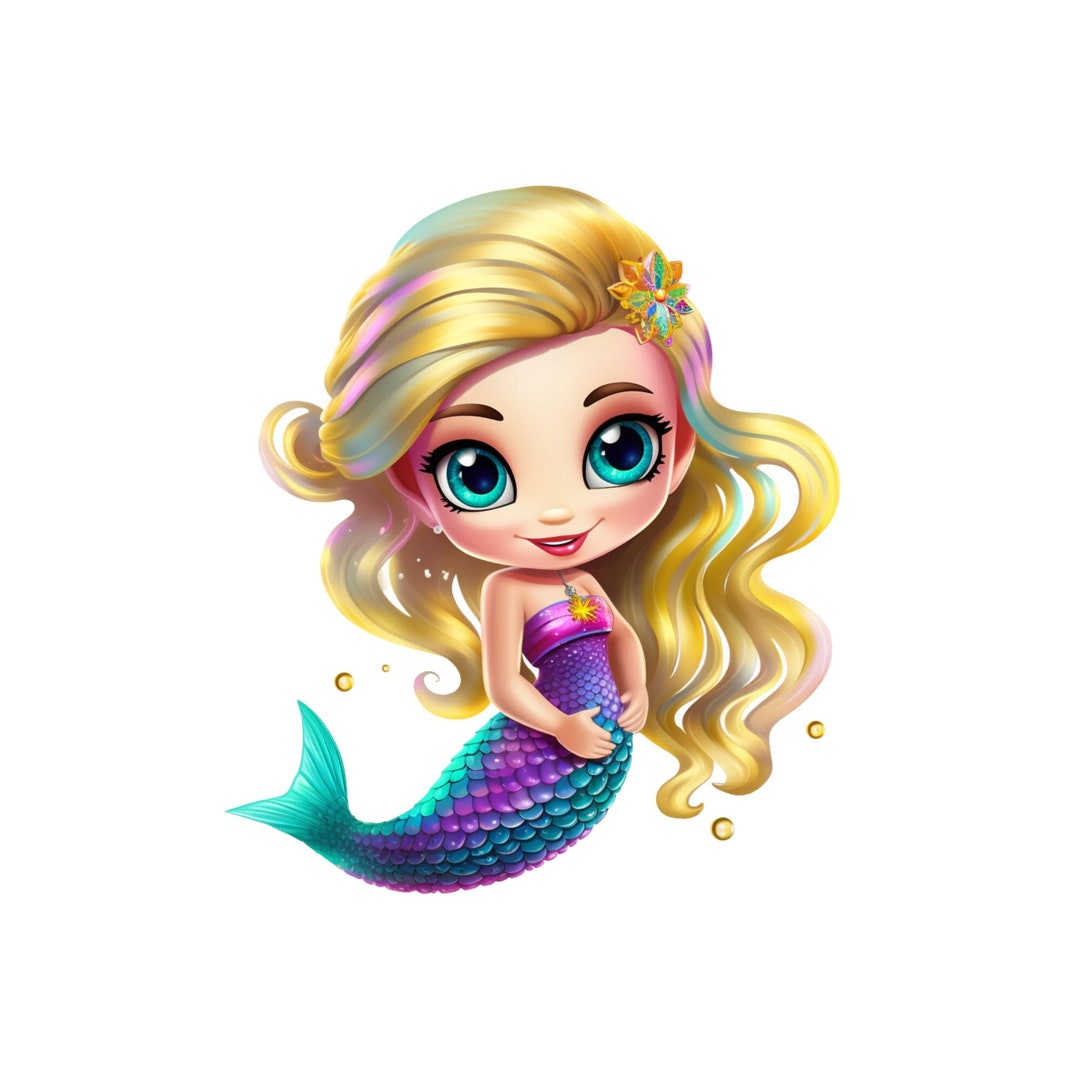 Mermaid PNG, Mermaid Clipart Instant Download Transparency, Under the ...