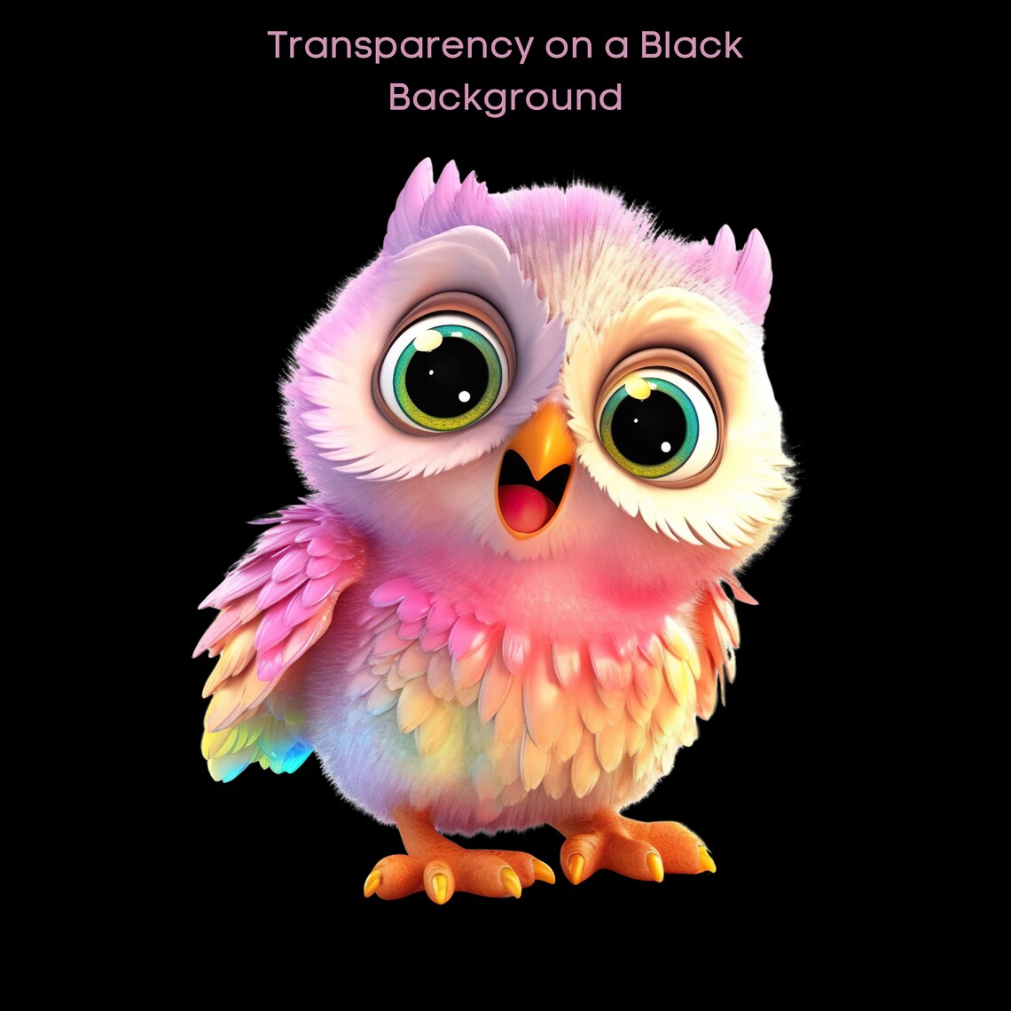 Cute Pink Owl PNG, Cute Owl Clipart, Transparent Owl Digital Download ...