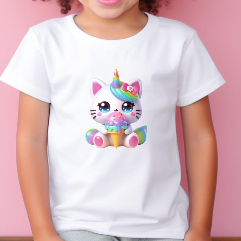 Caticorn, Cute Kitycorn With Bubble Tea PNG, Instant Download ...