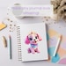 Princess Puppy Clipart, Royal Puppy PNG Digital Download, Pink Princess ...