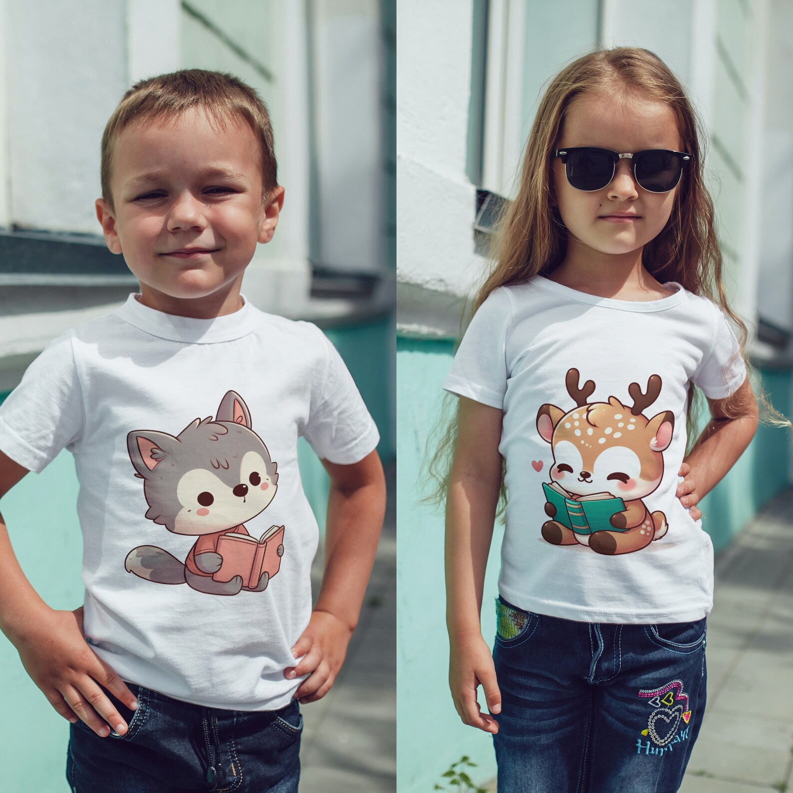 Teachers Clipart Bundle, Animals Reading, Back to School Clipart Bundle ...