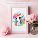 Unicorn, Rainbow Unicorn Clipart, Cute Unicorn PNG, Instant Download ...