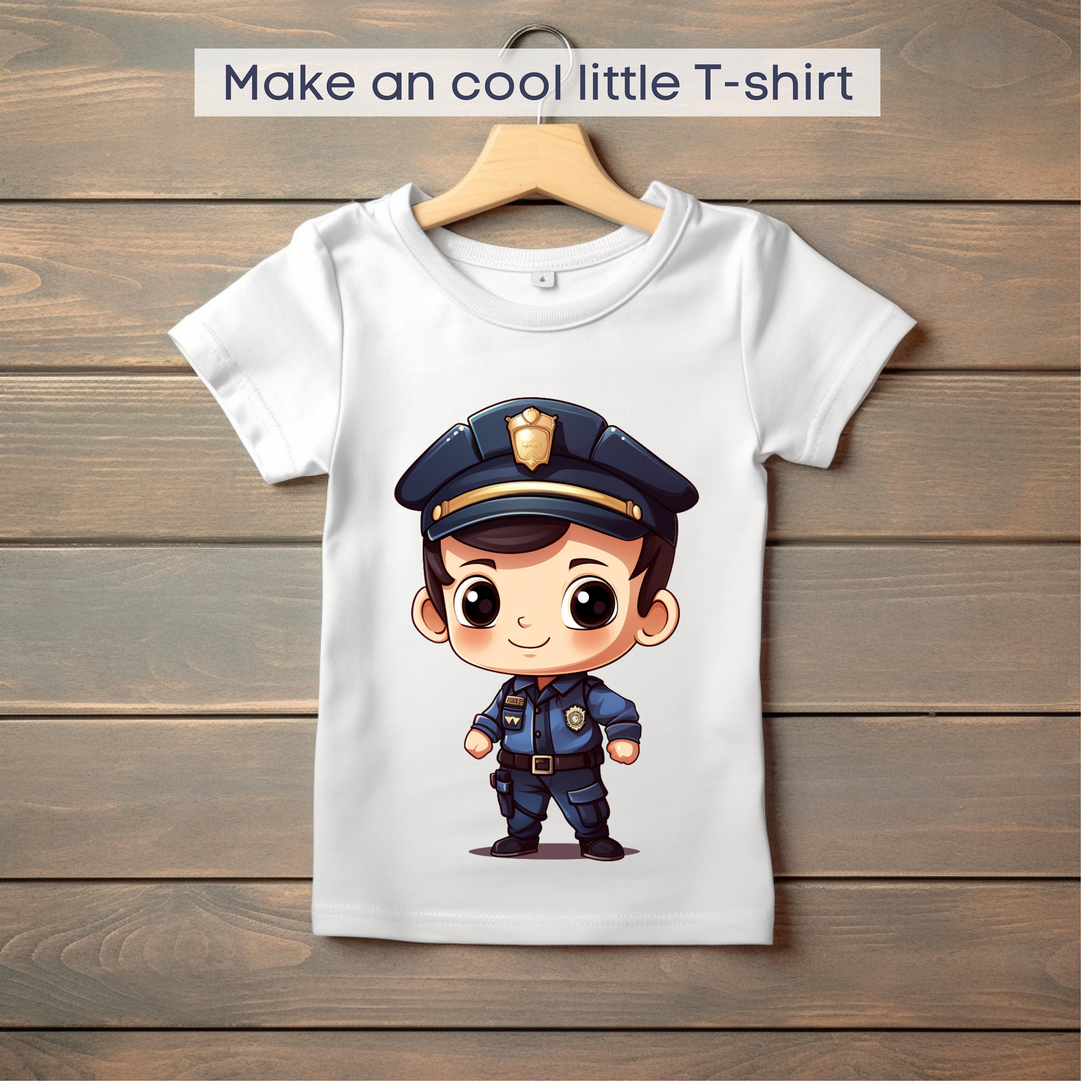Police Officer Boy Clipart, Cute Little Policeman PNG, Boys Clipart ...