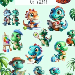 Dino Graphics, Cute Dino Clipart Bundle, Teacher Graphics, Cute School ...