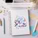 Unicorn Birthday Clipart, Girls Birthday PNG, Rainbow Glitter Unicorn ...