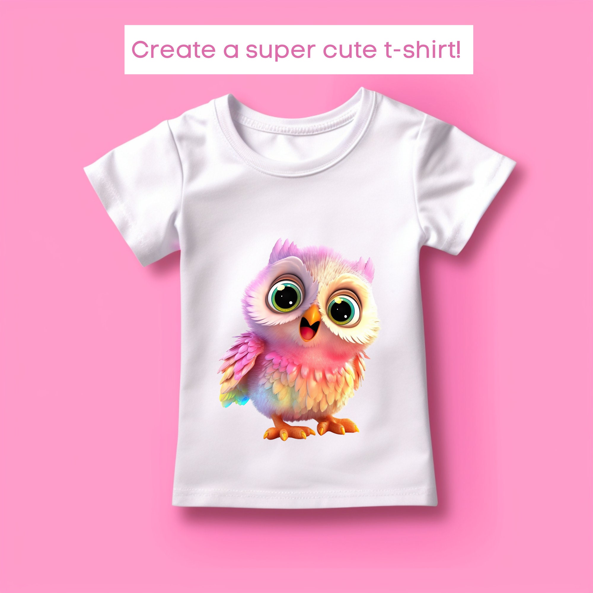 Cute Pink Owl PNG, Cute Owl Clipart, Transparent Owl Digital Download ...