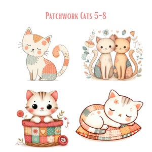 Cute Cat Clipart, Animal Png's, Transparent Digital Download ...