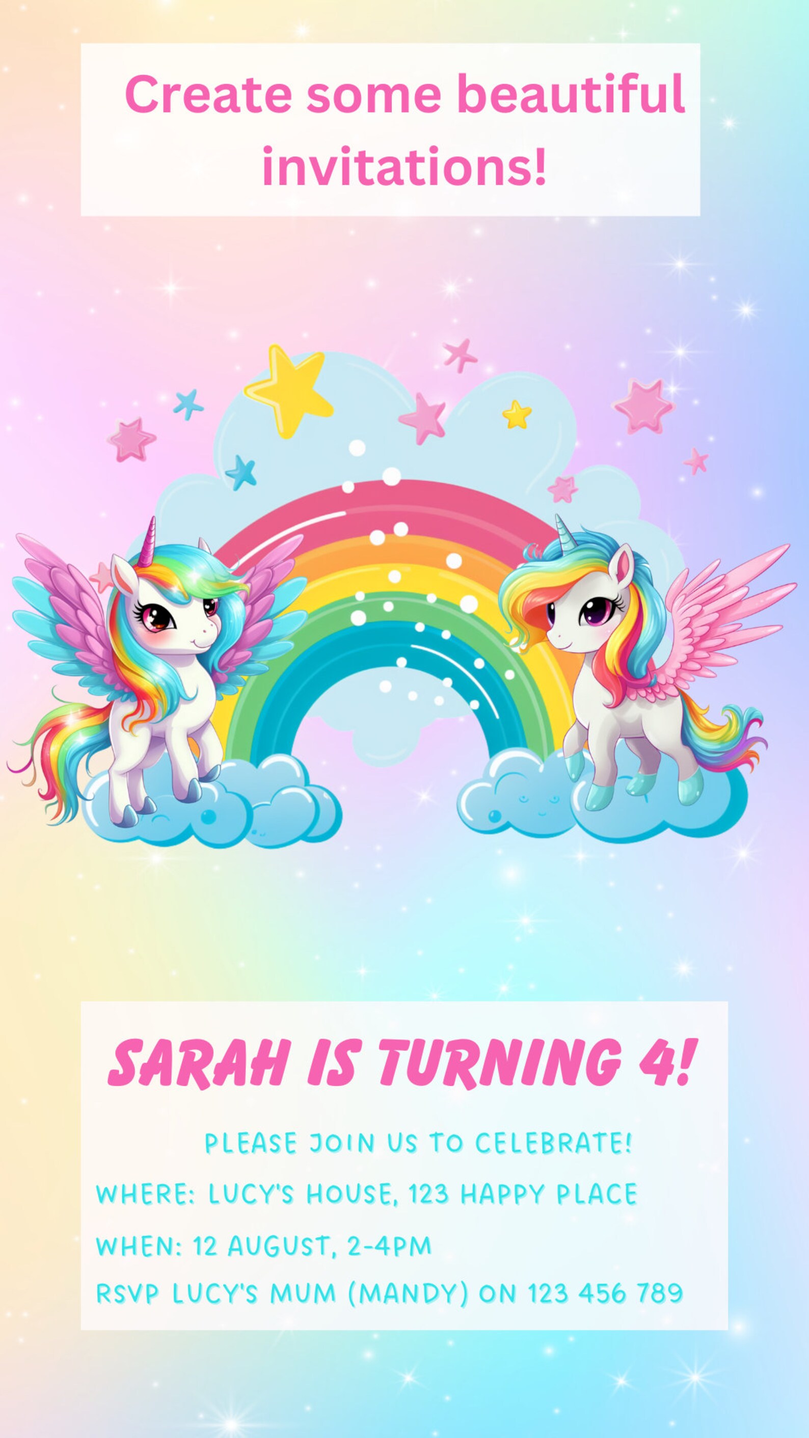 Unicorns and Rainbow, Flying Unicorn and Rainbow Clipart PNG ...
