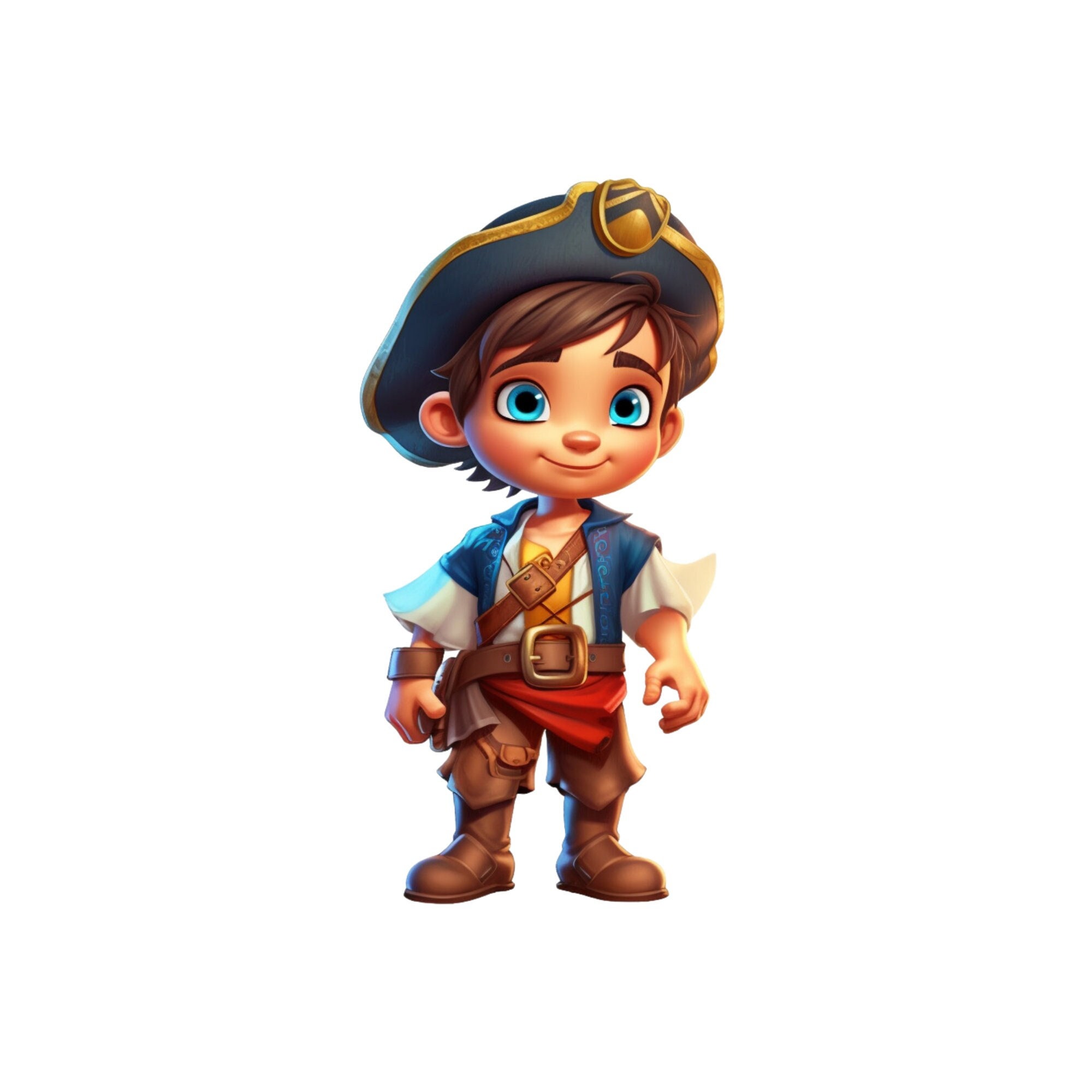 Cute Pirate Boy Clipart Boy Dressed as Pirate PNG Cute - Etsy
