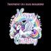 Unicorn Birthday Clipart, Girls Birthday PNG, Rainbow Glitter Unicorn ...