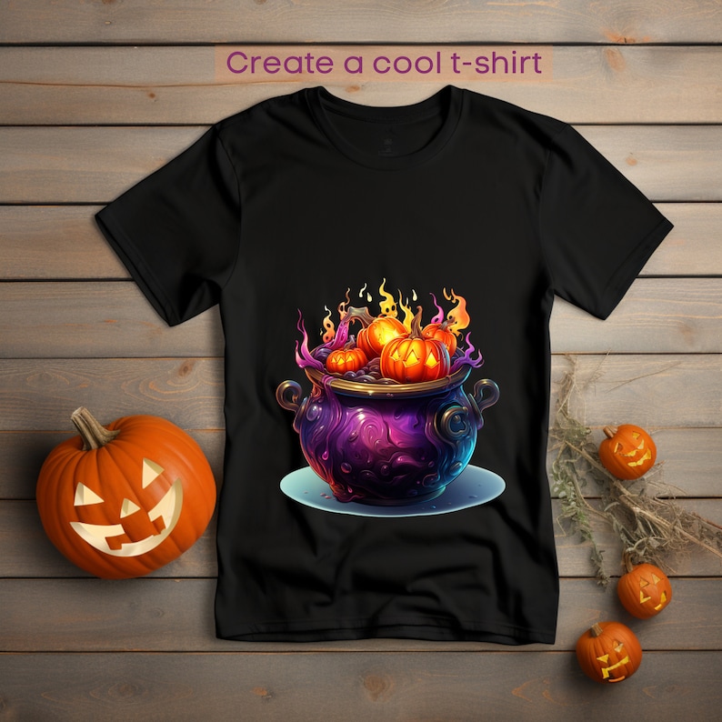 Halloween Cauldron Clipart Magical Witches Cauldron PNG - Etsy