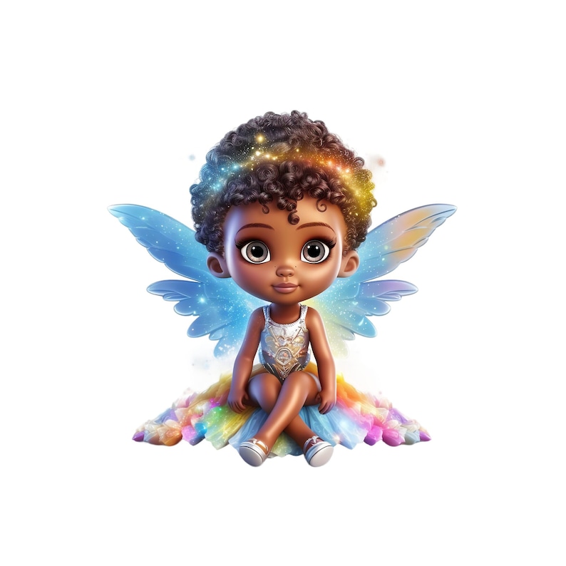 African Fairy PNG Fairy Digital Download Cute Baby Fairy - Etsy