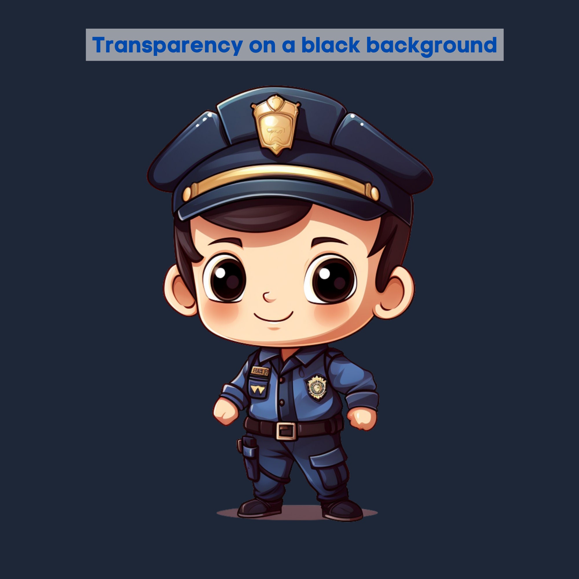 Police Officer Boy Clipart, Cute Little Policeman PNG, Boys Clipart ...