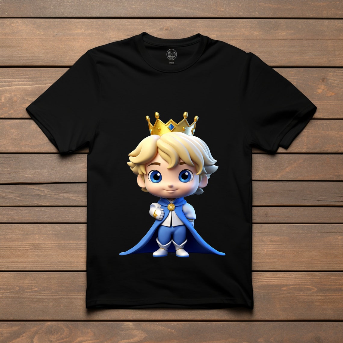 Cute Prince Clipart, Blue Prince PNG Instant Download, Chibi Prince ...