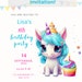 Unicorn Clipart, Cute Baby Unicorn With Cupcake, Birthday Style Unicorn ...