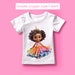 Princess, Cute Princess Clipart, Cute Afro Princess PNG Instant ...