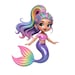 Mermaid Clipart, Rainbow Mermaid, Transparent Digital Download, Cute ...